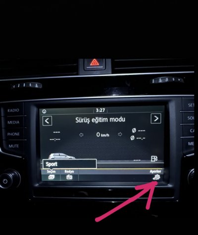 Discovery mib2 car menu ayarlari gozukmuyor